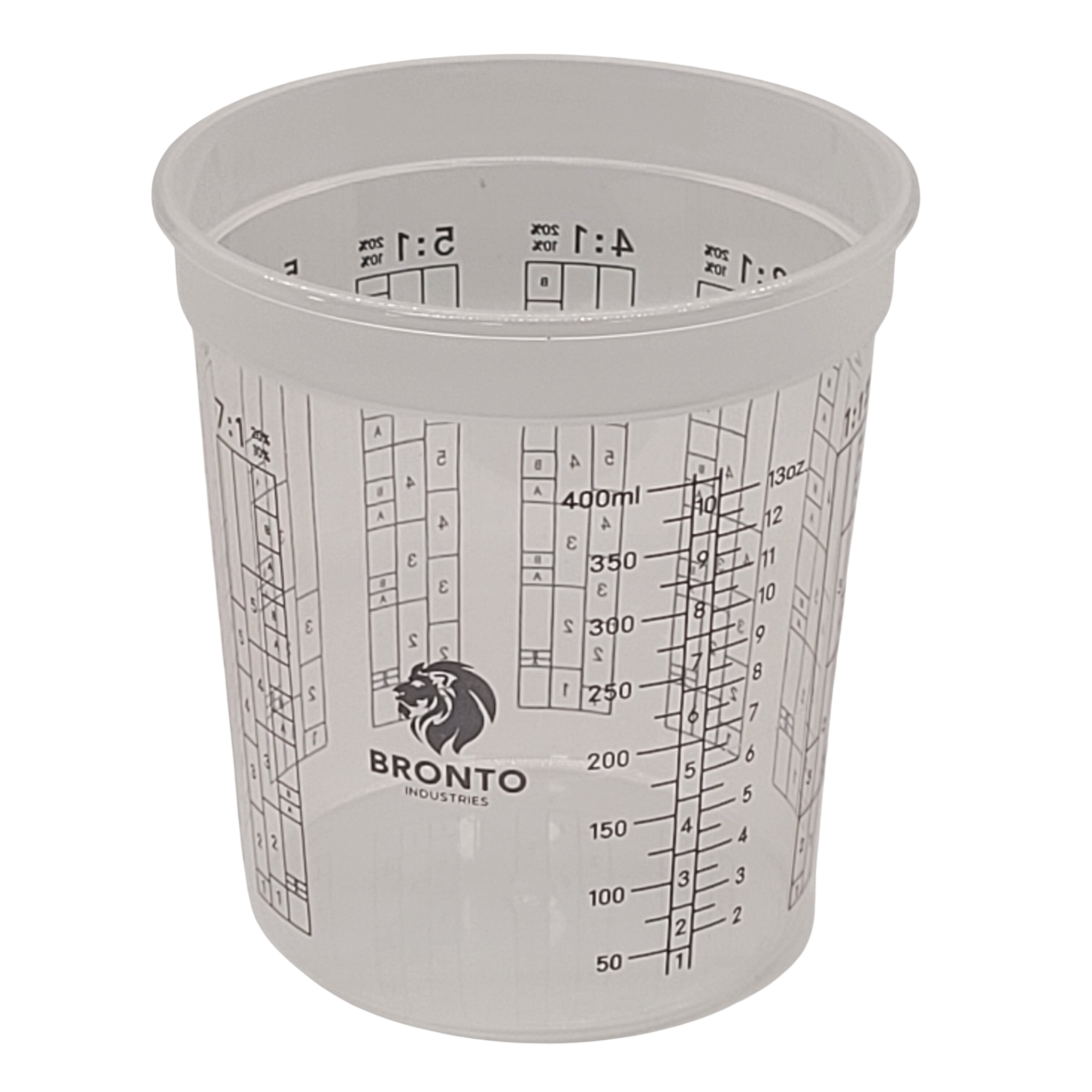 Bronto Industries Box of 200 Count 400ML (13 oz.) Disposable Mix Cups ...